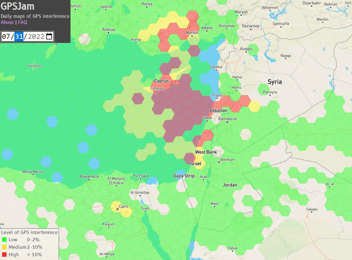 Massive GPS Jamming Observed Around Israel. Are Anti-drone Weapons to ...