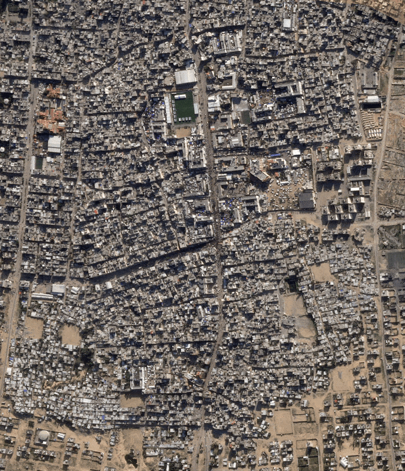 Khan Yunis in Rubble: Sat Images Reveal Widespread Destruction ...