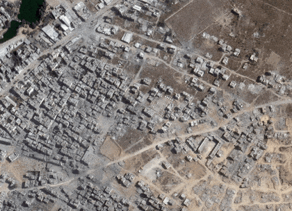 New Satellite Images Show: Gaza City Neighborhoods Have Already Been ...