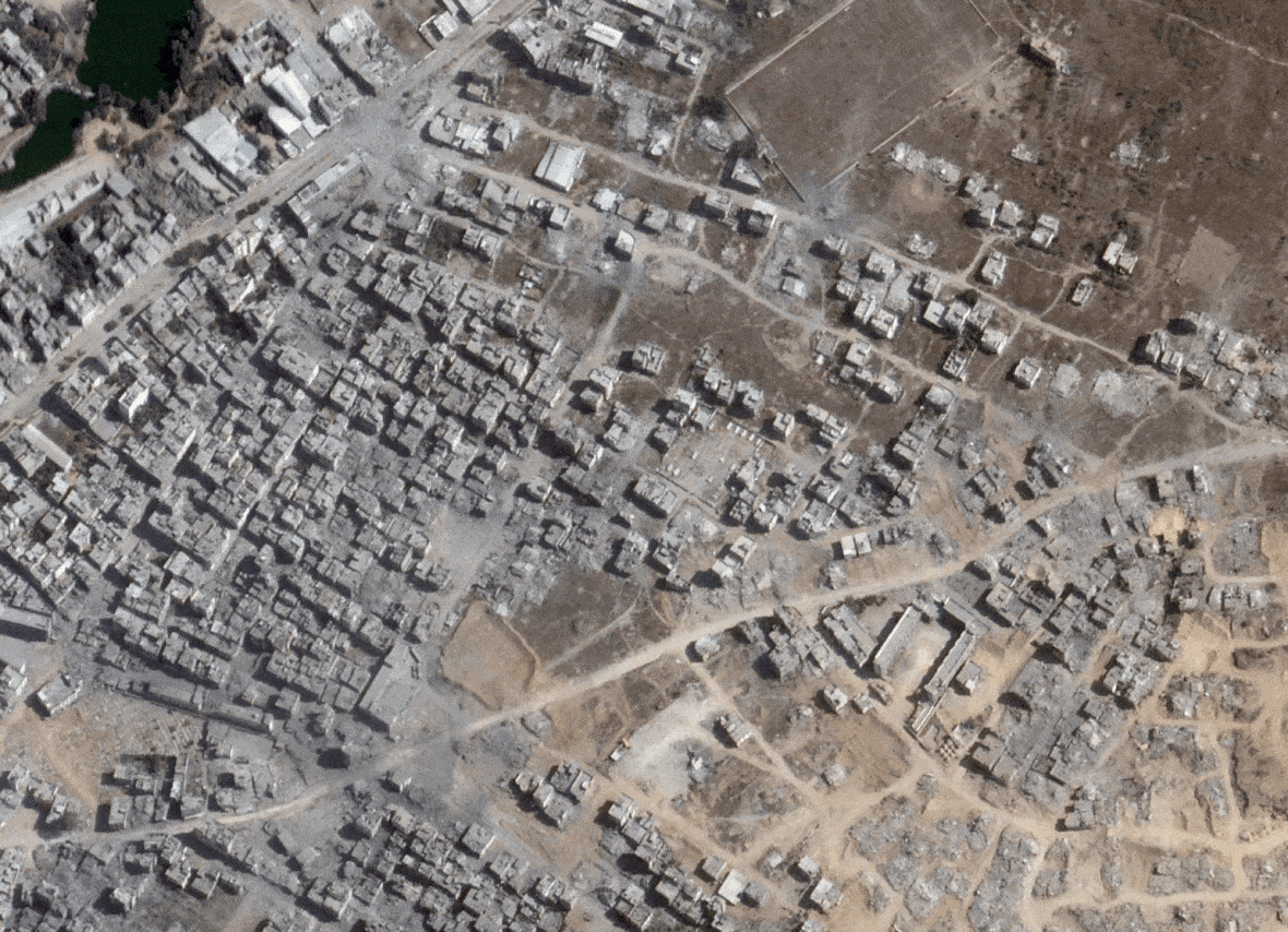 New Satellite Images Show: Gaza City Neighborhoods Have Already Been ...
