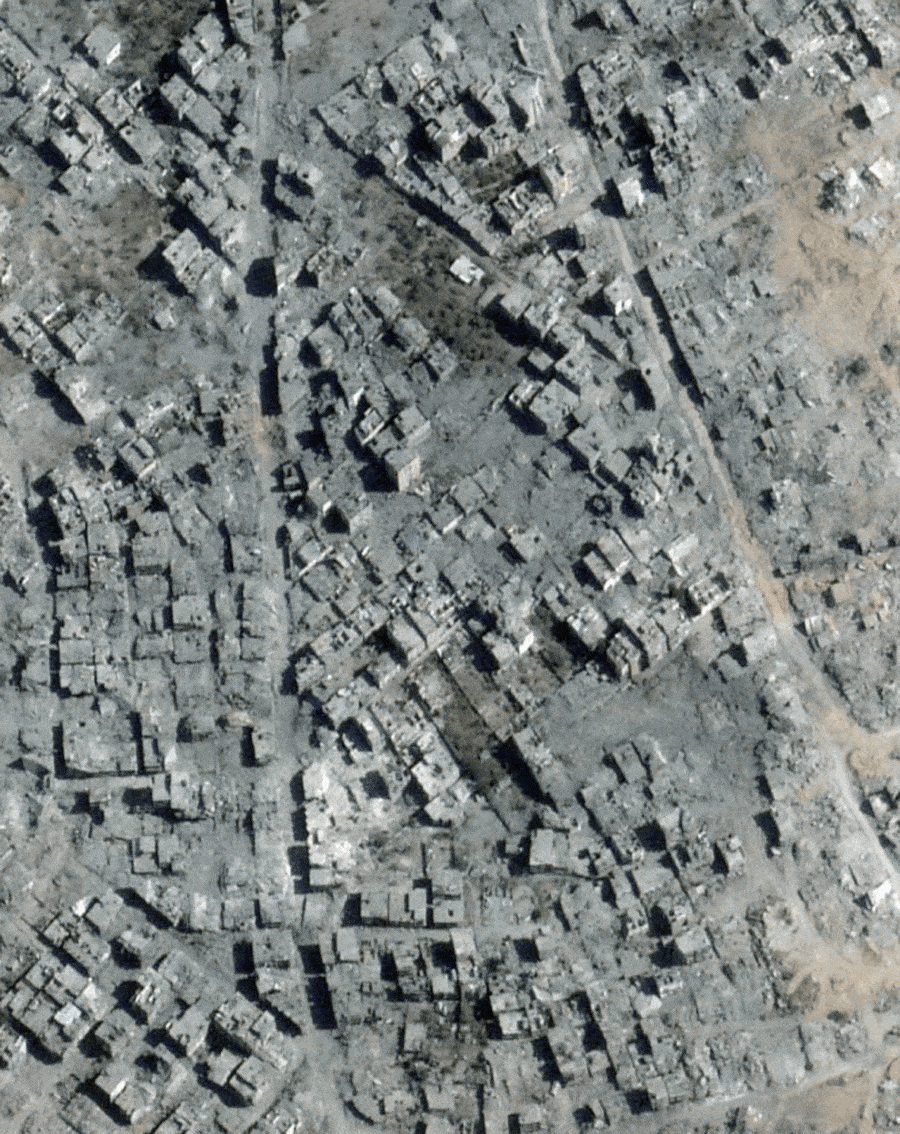 New Satellite Images Show: Gaza City Neighborhoods Have Already Been ...